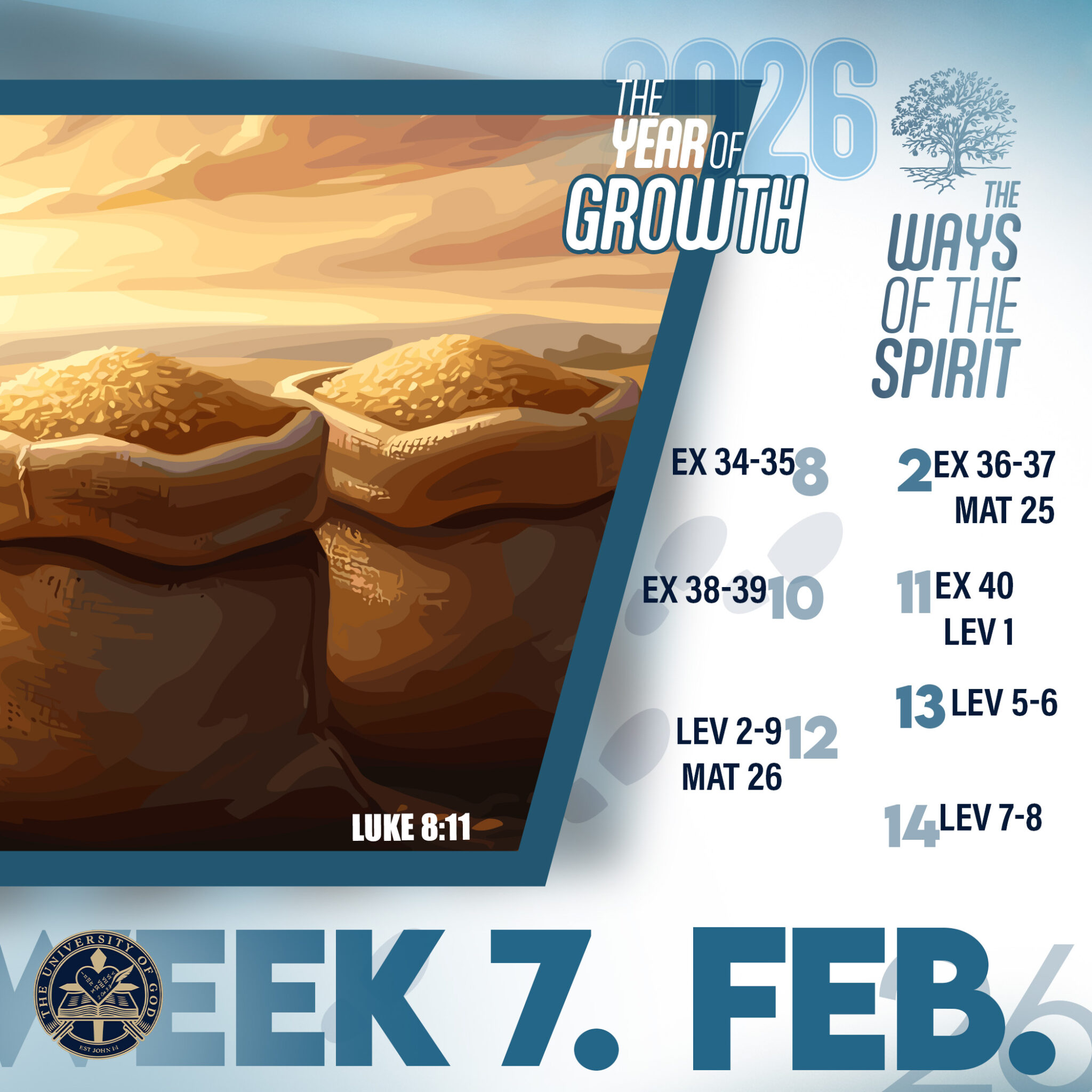 WEEK 7 | THE WAYS OF THE SPIRIT - YEAR OF GROWTH - The University Of God
